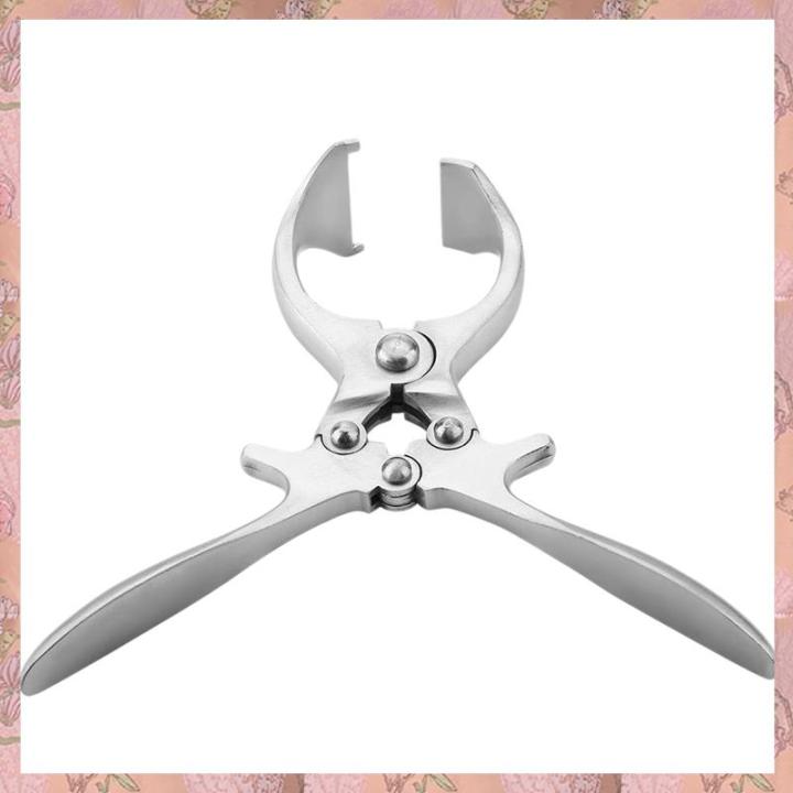 (JKEO) Castration Pliers, Stainless Steel Livestock Emasculate Castration Tools Castration ...