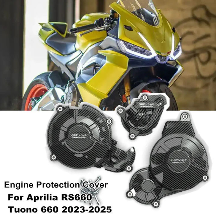 Motorcycle Engine Cover Sets Bonnet Protector Engine Cover For Aprilia ...