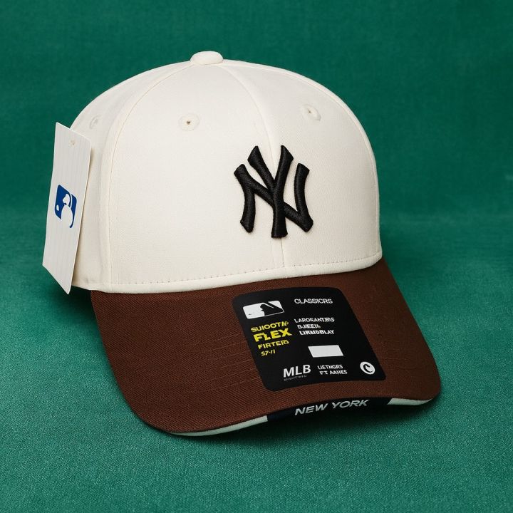 Unisex MLB Baseball Cap Hat Polycotton Fabric Adjustable Casual Hat ...