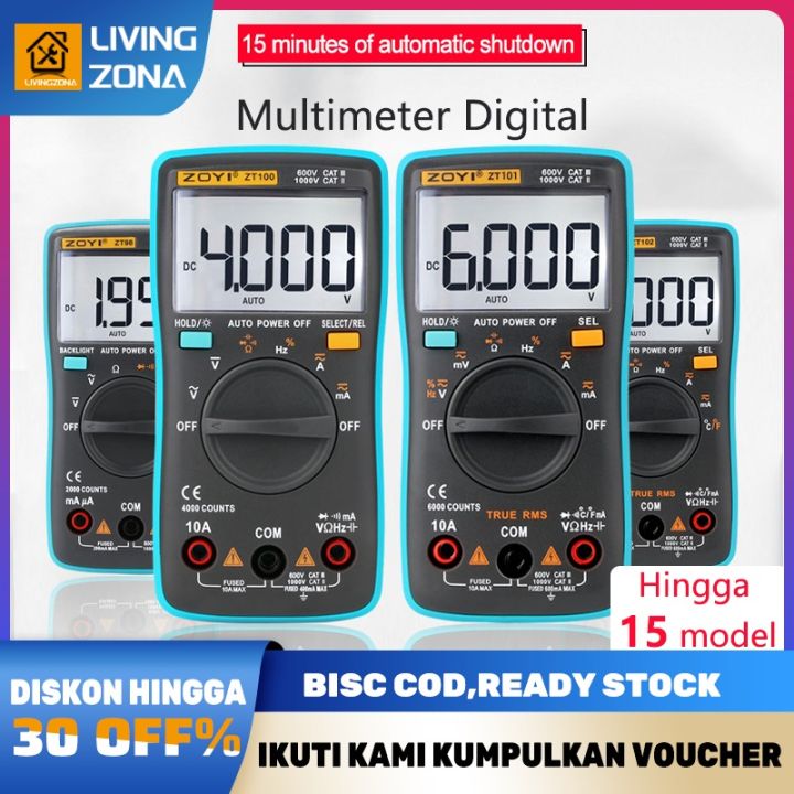 Portable LCD Digital Multimeter AC/DC Voltage Tester Xl830L Portable ...