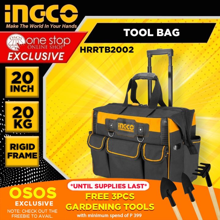 Ingco Original Industrial Rolling Rigid Tool Bag HRRTB2002 •OSOS ...