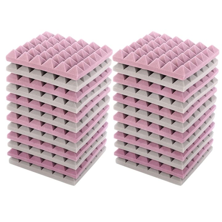 (BYTX) 24Pcs SoundProof Foam,Acoustic Panels,Soundproof Wall Panels ...