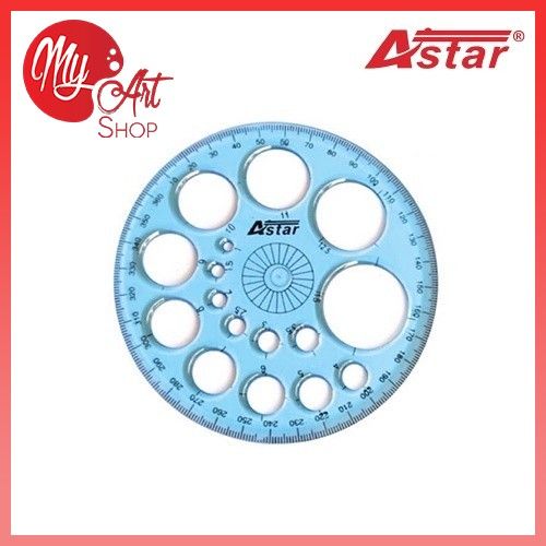 ASTAR 360 Degree Rounded Ruler With Hole / Circle Ruler | Lazada