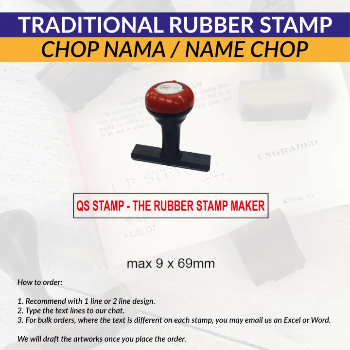 RUBBER STAMP | NAME CHOP | 1 LINE ADDRESS CHOP | COP NAMA | COP NAMA ...