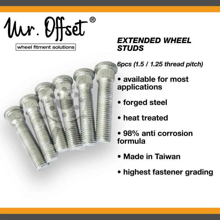 Mr Offset® Extended Stud for Nissan Terra (pack of 6 pcs) | Lazada PH
