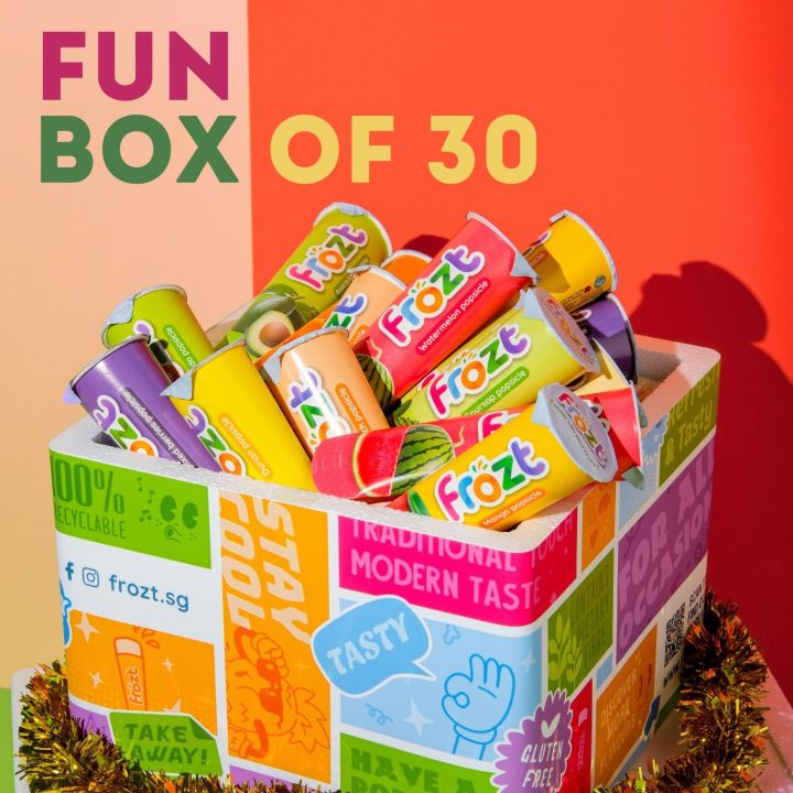 Frozt | Popsicles Box of 30 - Real Fruit, Lower Sugar & Guilt-Free ...