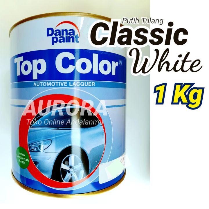 Cat Putih Tulang Classic White Top Color 1Kg Klasik 1 Kg 1Kilo Kilo ...