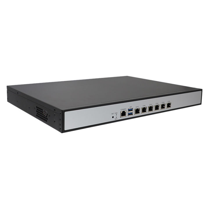 1U Rackmount servers Firewall With 6 Intel LAN NICs Intel Core i5-7600 ...