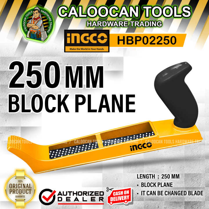 INGCO 250mm Block Plane / Iron Planer (HBP02250) CALOOCAN TOOLS | Lazada PH