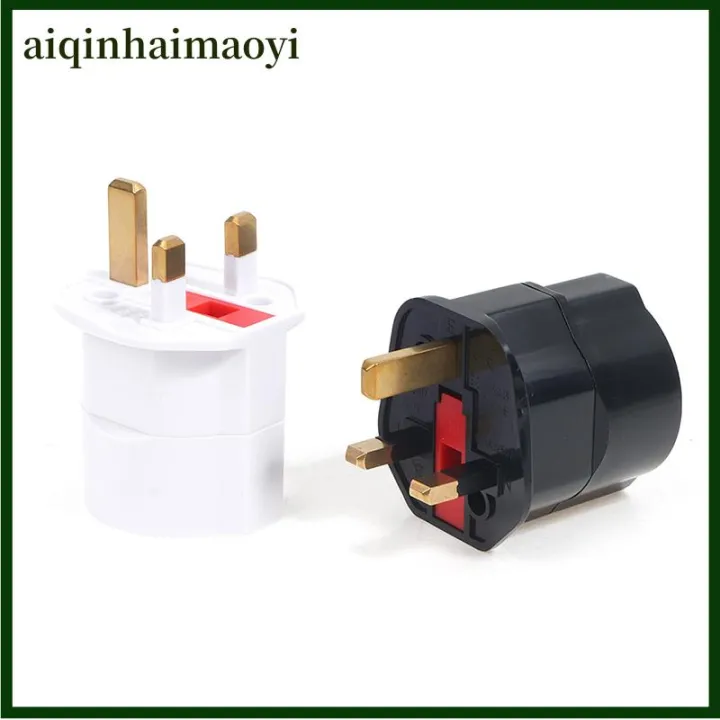 aiqinhaimaoyi EU Euro 2 Pin To UK 3 Pin Plug AC Universal Adapter ...