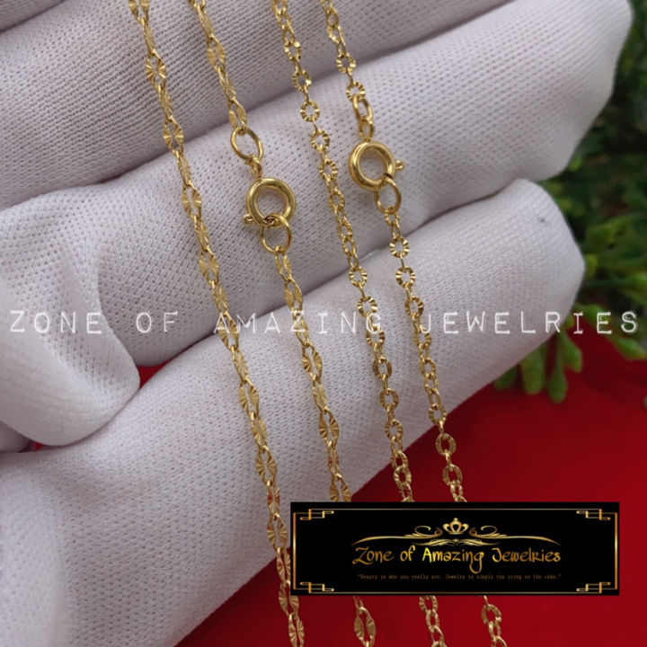 zoaj.ph Dancing Chain with Round Lock Stainless Steel Gold | Lazada PH