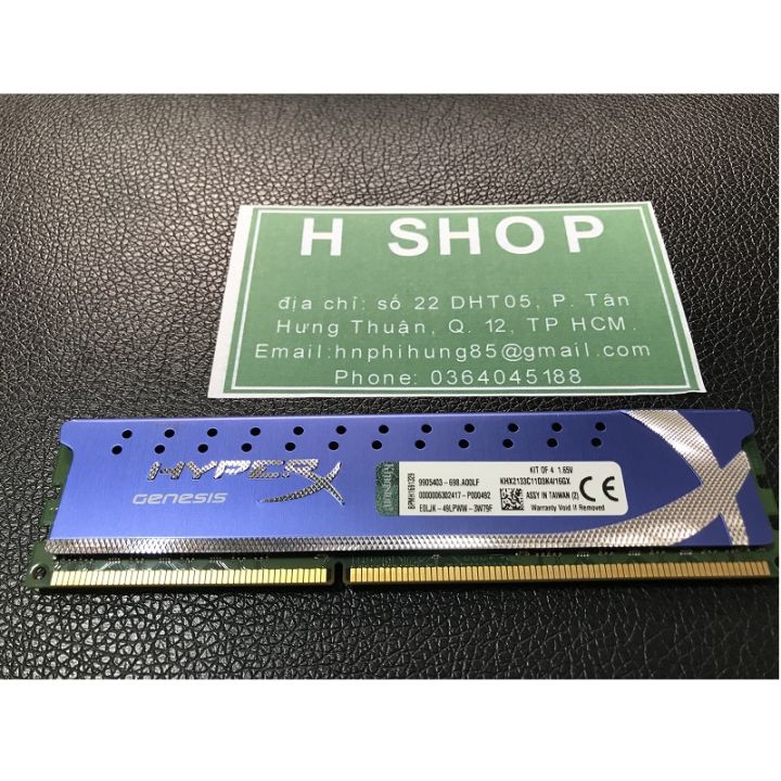 [HCM]Ram 4gb bus 1333 - 10600u ram tản nhiệt Kingston bảo hành 3 năm ...