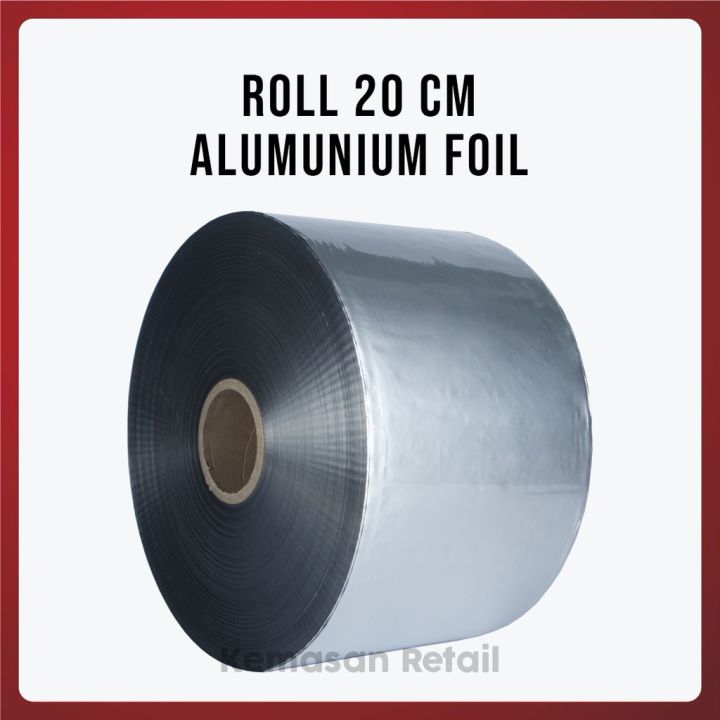 Roll Plastik Aluminium Silver (20cm x 1000m) | Lazada Indonesia