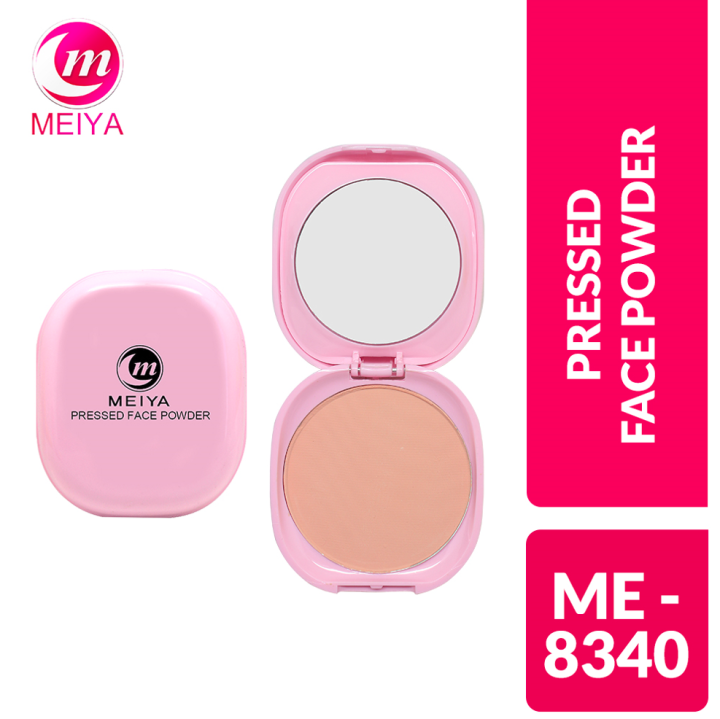 Meiya Pressed Face Powder (ME-8340) Compact Powder with Mirror and ...
