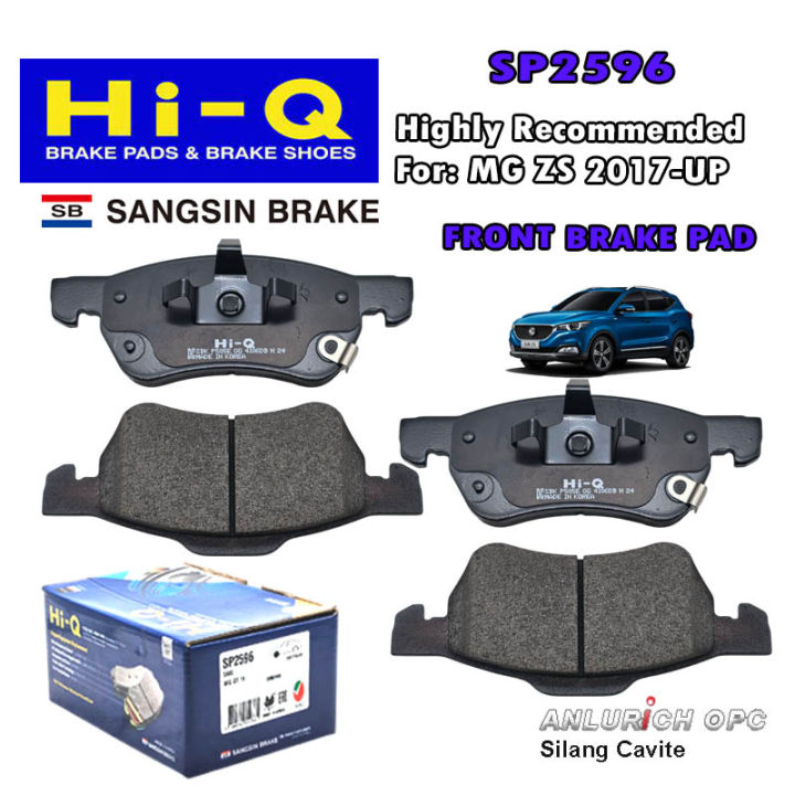 HI-Q BRAKE PADS for MG 5, MG ZS 2017- PRESENT PN: SP2596 MADE IN KOREA | Lazada PH