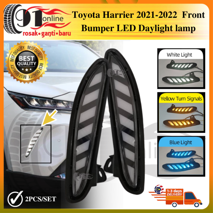 Toyota Harrier 2021 2022 front bumper daylight DRL daylight LED 3 ...