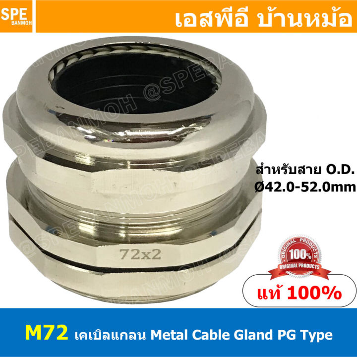 [ 1ชิ้น ] CBGL M-72 M72x1.5 เคเบิลแกลนหล็ก Cable Gland M-Type M72 ...