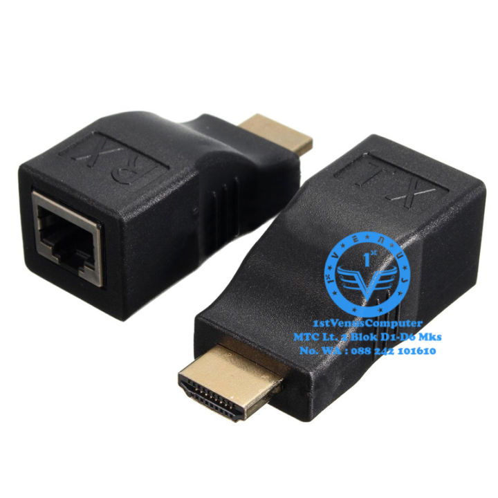 CONVERTER HDMI TO LAN ADAPTER EXTENDER HDMI TO RJ45 / CON74-CON ...