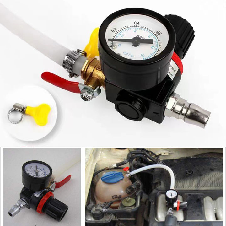 【Factory-direct】 Car Coolant Water Leakage Pressure Tester Gauge Tool ...