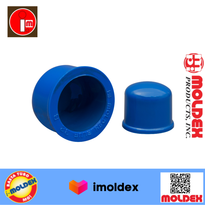MOLDEX BLUE PVC End Caps (Set of 3) | Lazada PH