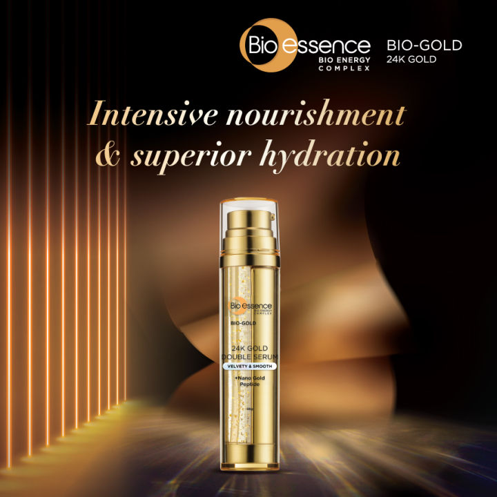 Bio-essence Bio-Gold 24k Gold Golden Ratio Double Serum 36g | Lazada