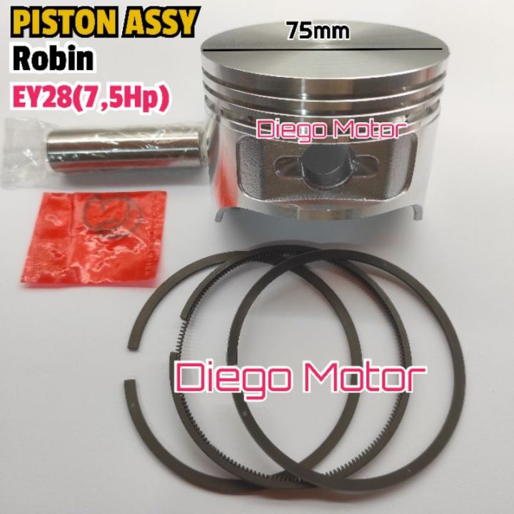 EY28 Piston Seher Komplit Mesin Penggerak Robin 7,5HP Taiwan Premium ...