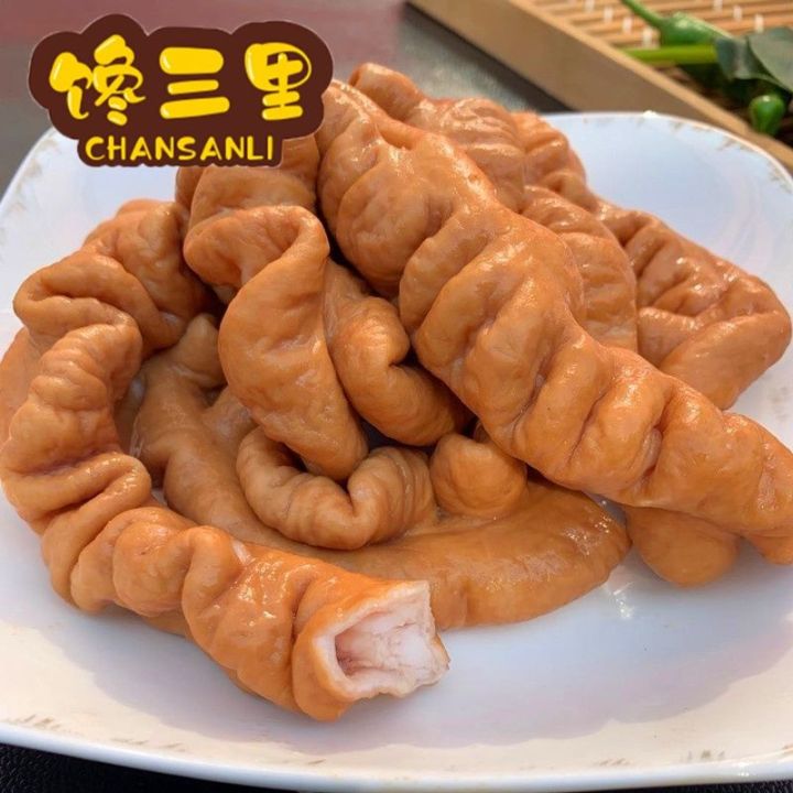 Produced by legitimate manufacturers 】Pig large intestine, cooked large ...