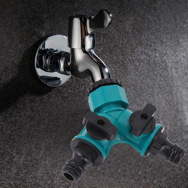 Water Splitter 2 Way Water Faucet Splitter Garden Y Hose Connector with ...