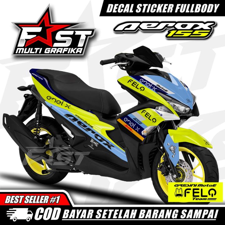 Decal Sticker Variasi Fullbody All New Aerox 155 Old - Dekal Stiker ...