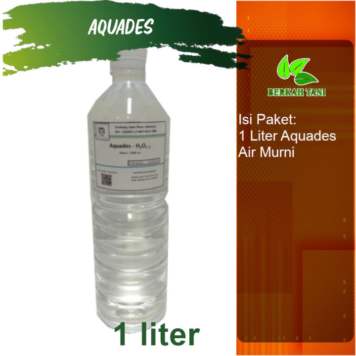 Aquades 1 Liter Asir Suling Murni | Lazada Indonesia