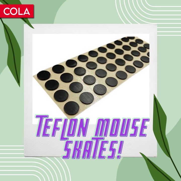 【COD】 ⚠️ 4 LEVELS 8pcs 6mm Teflon PTFE Dot Skates Rounded Mouse Feet ...
