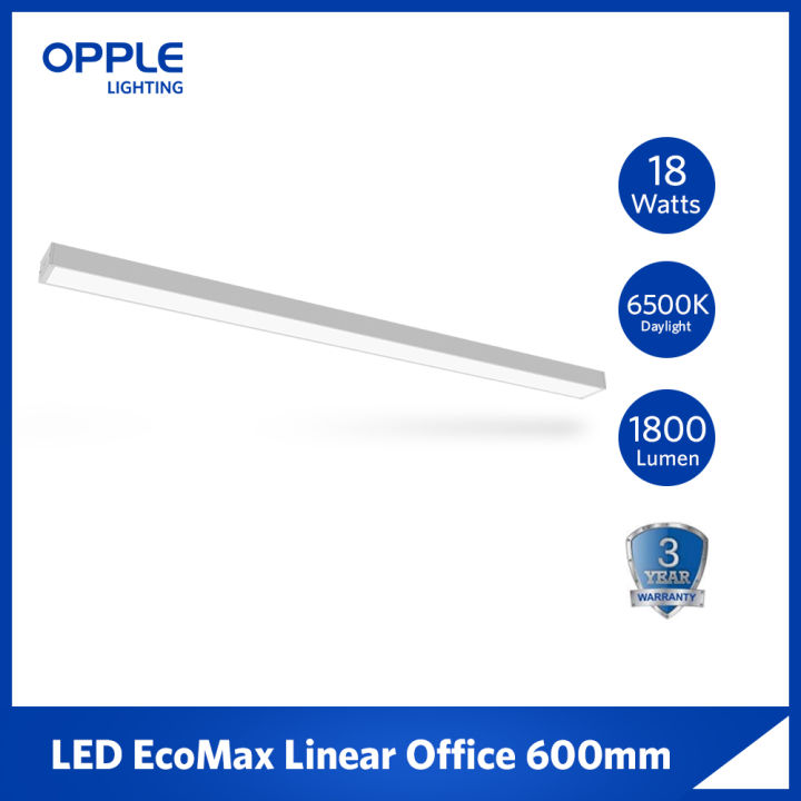 OPPLE LED EcoMax Linear Office 36watts 1200mm 6500k Energy Saving ...