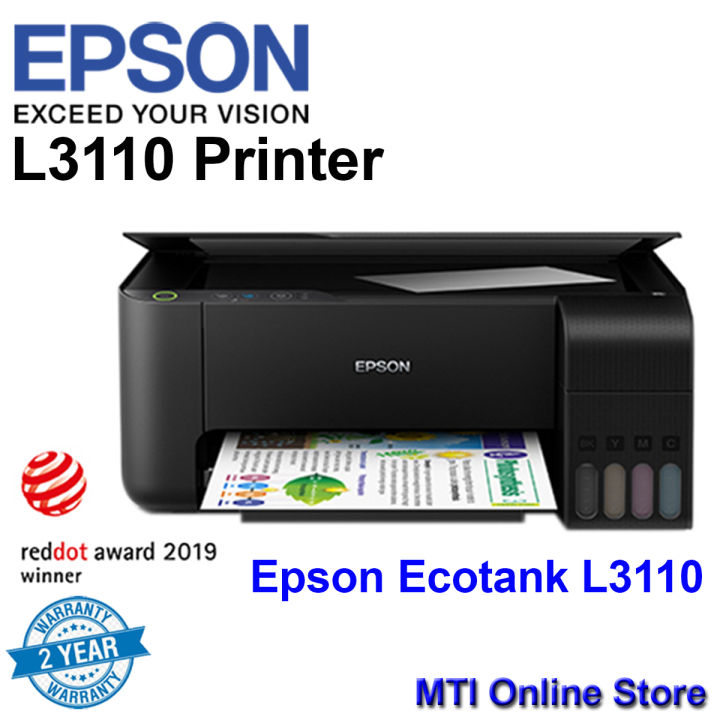 Epson EcoTank L3110 All-in-One Ink Tank Printer | Lazada PH
