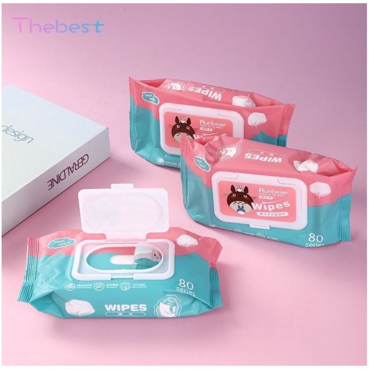 3 packs Baby Wipes Kids Adult Organic Wipes 80 sheets/ per pack | Lazada PH