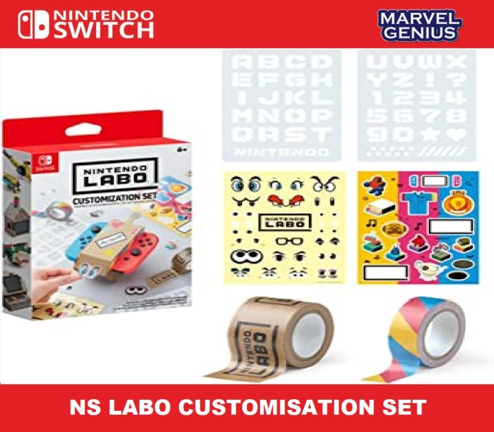 NSW NS NINTENDO SWITCH LABO CUSTOMISATION SET / Customization Kit STICKER | Lazada