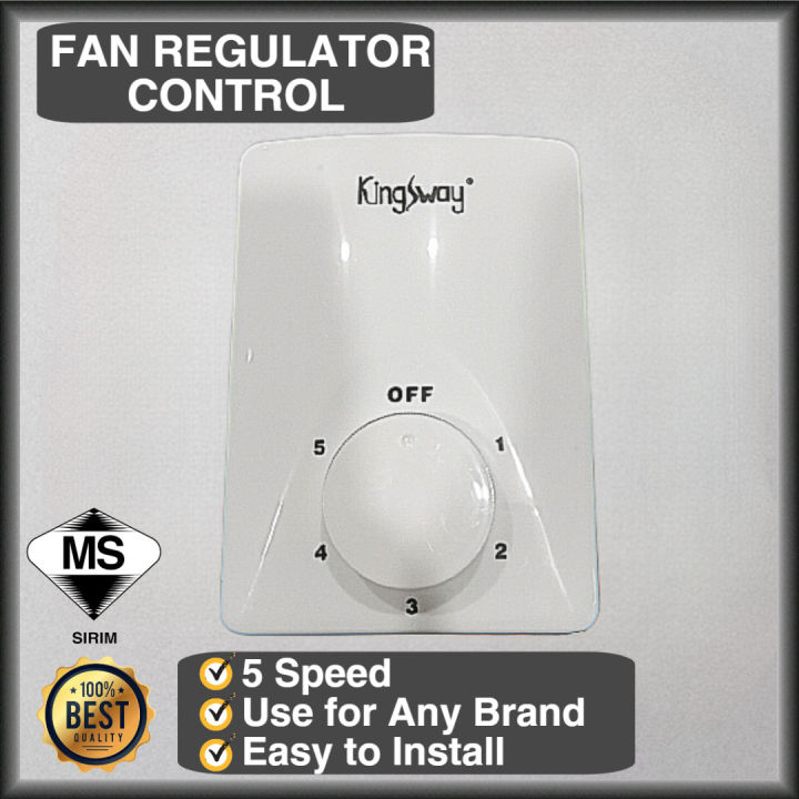 5 SPEED Fan Regulator/ Speed Controller 风扇调速器 SUN Pengatur Kelajuan ...