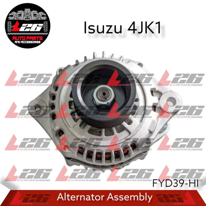 Isuzu 4JK1 90A 14v Alternator Assembly FYD-39-HI Single Pulley w/o ...