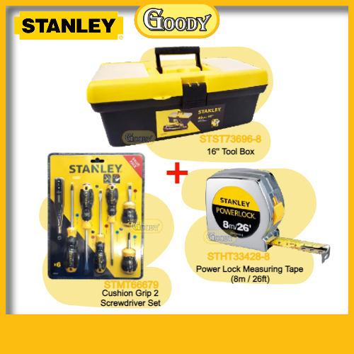 STANLEY HAND TOOL SET A [STST73696-8 + STMT66679 + STHT33428-8] TOOL ...