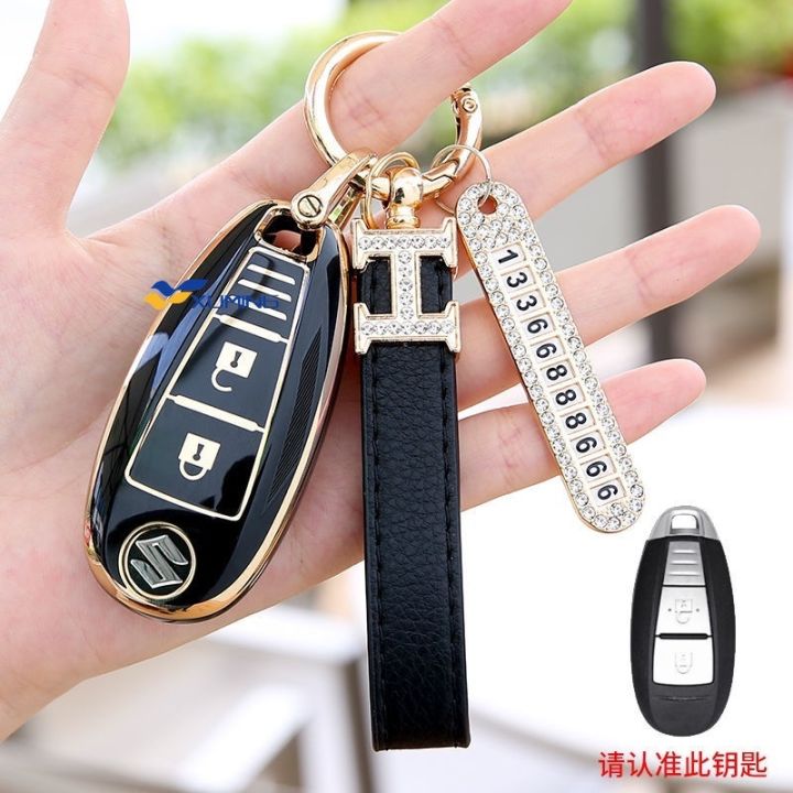 XUMING 2022 /Soft Tpu รถ Key Fob Case Hood Skin Protect สำหรับ SUZUKI ...