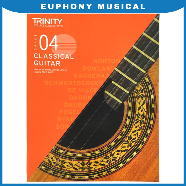 TRINITY Classical Guitar Exams 2020-2023 Grade 4 | Lazada