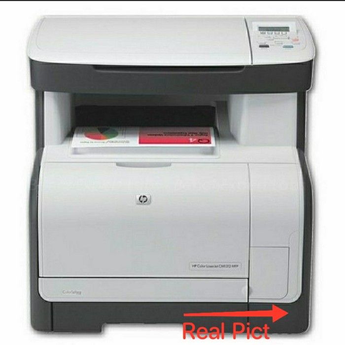 printer warna printer hp color laserjet CM1312 multifungsi | Lazada ...