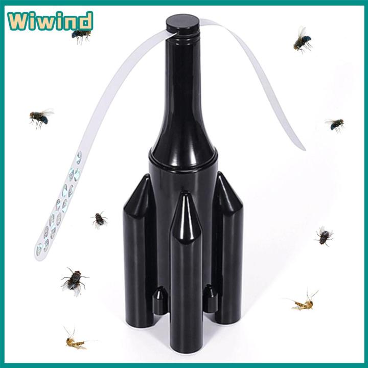 Electric Fly Repeller ป้องกันแมลงอัตโนมัติ Fly Destroyer ฐานแบบพับเก็บได้พัดลมไล่แมลงในครัวเรือน ...
