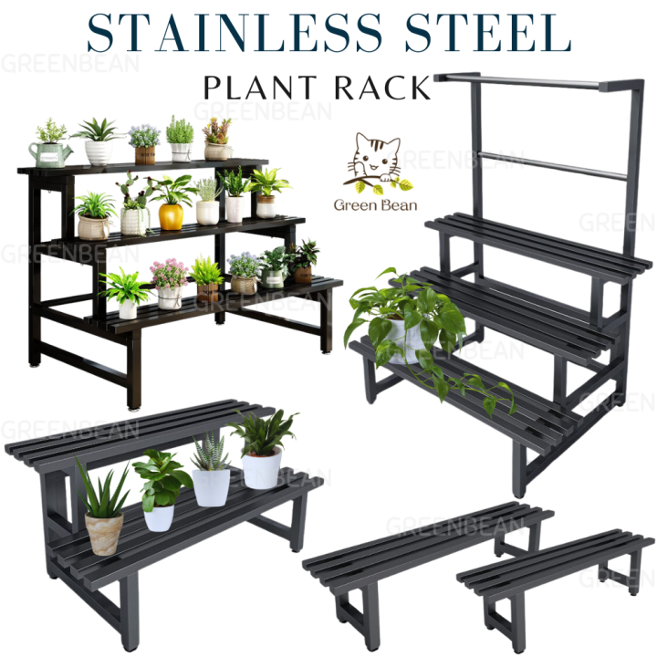 [SG SELLER]Plant Rack Flower Rack Stainless Steel Plant Rack Multi ...