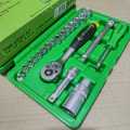Tekiro Kunci Sok Set 24 PCS 8-32 MM dengan Rachet dan Ekstensi 6 Titik ...