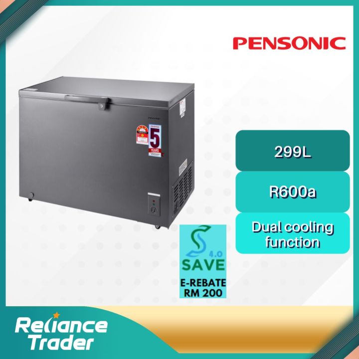 《Save 4.0》Pensonic PFZ-303 300L Chest Freezer / Morgan 271L Chest ...