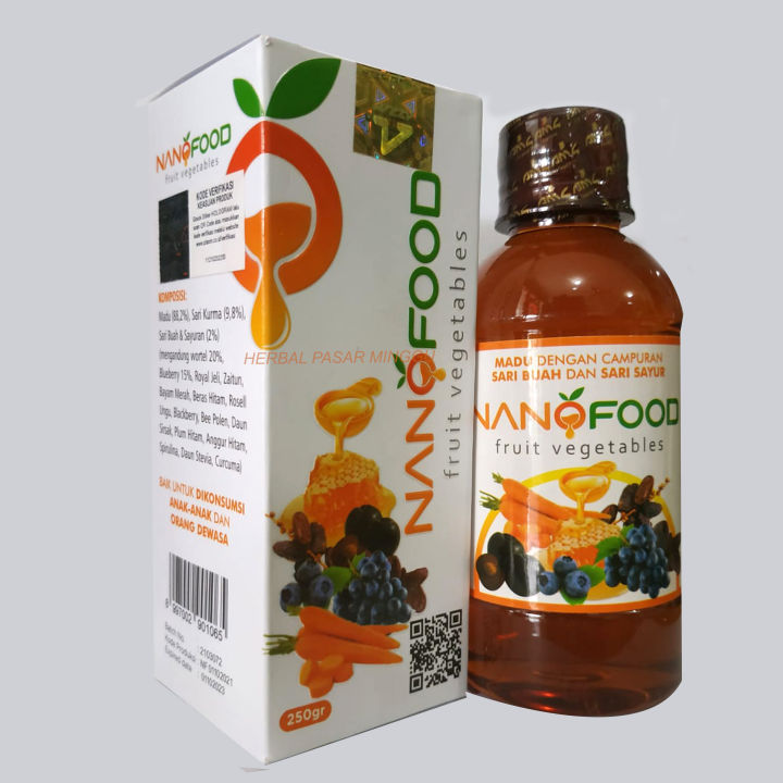 Nanofood nano food original isi 250gr Madu Multivitamin Kombinasi ...
