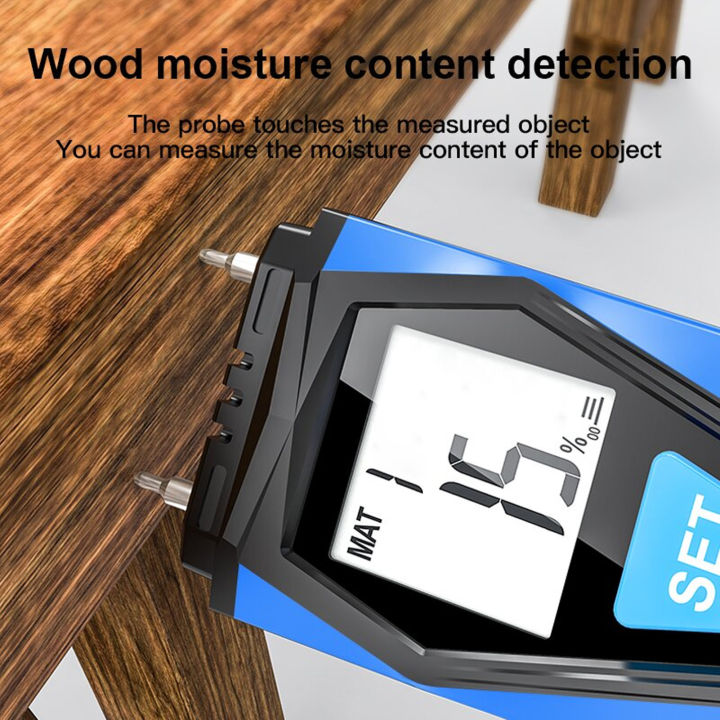 Handheld Meter Wood Meter with LCD Display Firewood Tester Drywall ...
