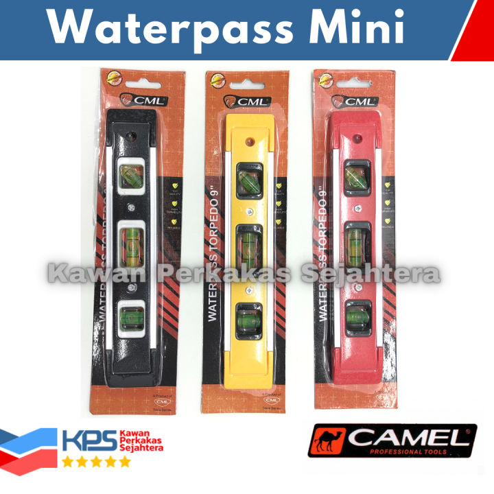 CAMEL Waterpass Magnet Torpedo 9" Inci Inch (22.5 cm) | Waterpas Mini | Lazada Indonesia