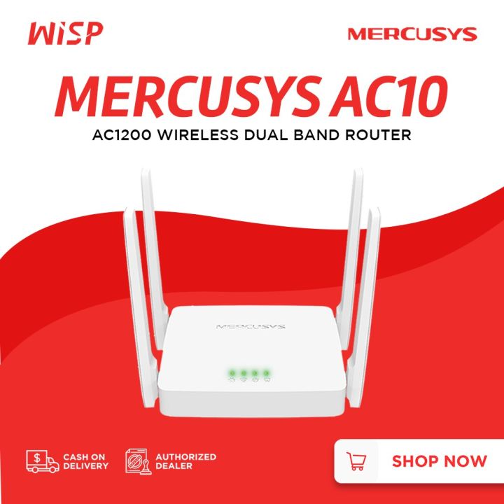 Mercusys AC10 AC1200 Dual Band Wireless Router | AC10 Dual Band Router ...