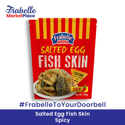 Frabelle MarketPlace Salted Egg Fish Skin Spicy 100g | Lazada PH